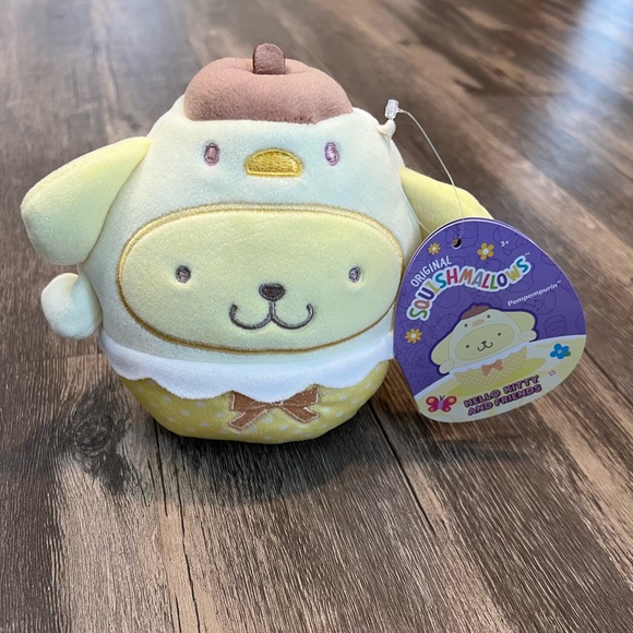 Squishmallows | Toys | Sanrio Pompompurin Squishmallow 5 Nwt Hello ...
